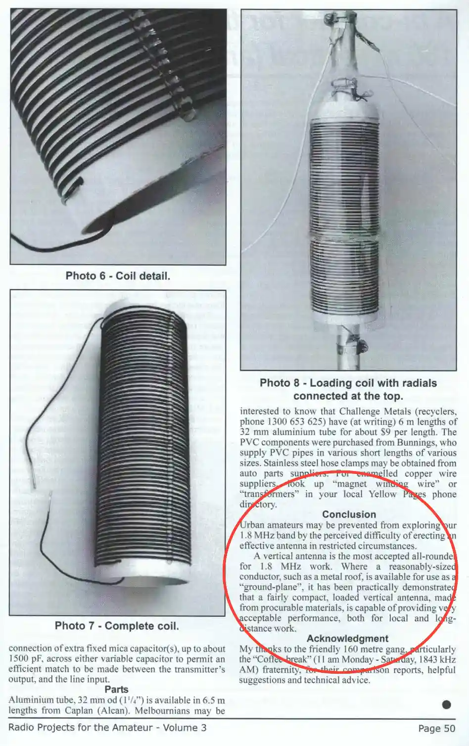 VK4PK - 160 Meter Vertical as build by VK4RA