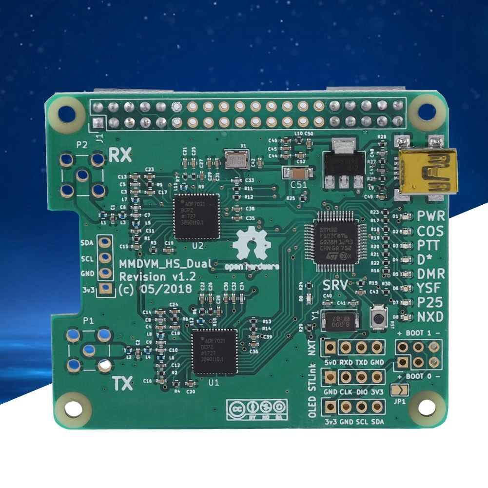 VK4PK - MMDVM HS Dual Hat Duplex Rev 1.2